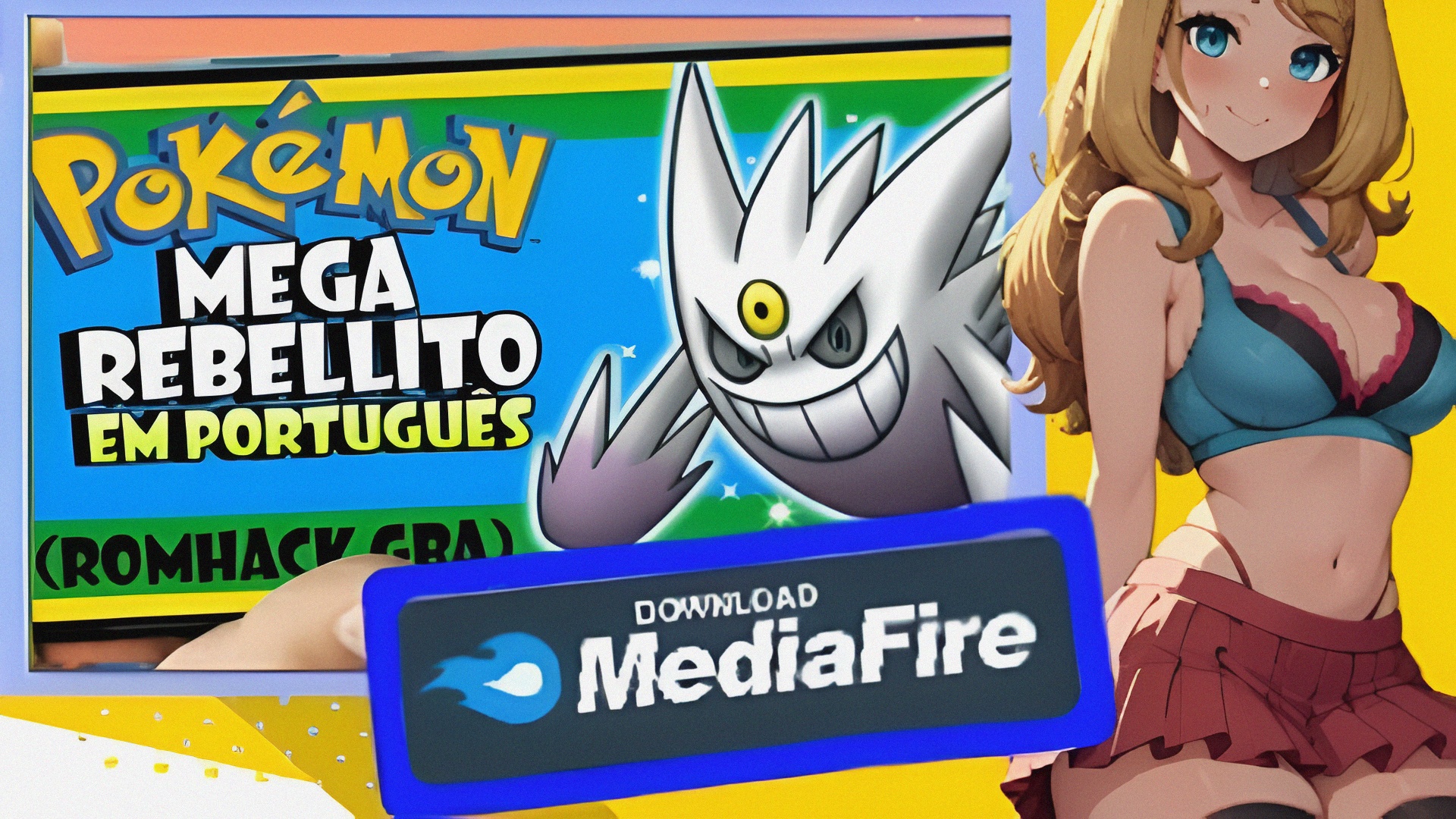 Pokemon Mega Rebellito (PT-BR) GBA - 3mulador 4ndroid