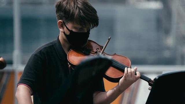 Исторический момент. Сибирский юношеский оркестр на Красноярской ГЭС (полная версия)