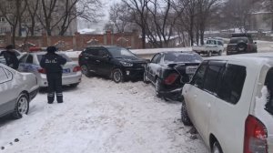 ДТП на Днепровской - Хонда, Хёндай и Тойота.