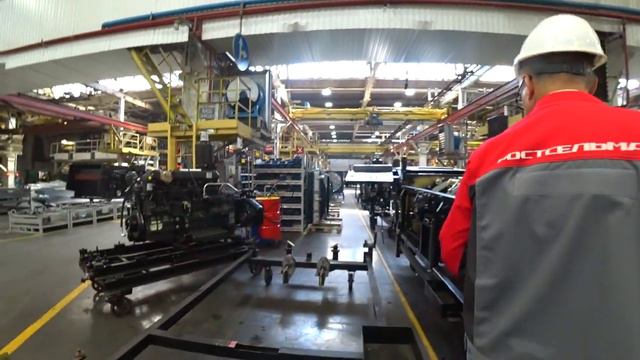 Экскурсия по Ростсельмаш ч.№3,сборочный цех малых серий .