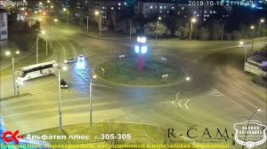 ДТП. Абакан. Кольцо на Трудовой. 16.10.2019.