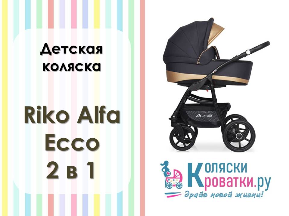 Обзор детской коляски Riko Alfa Ecco 2 в 1