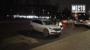 Погиб пешеход на Горького. Видео с места ДТП.
