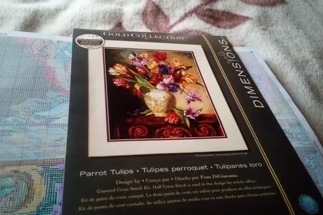 Отшив проекта DIMENSIONS " Попугайские тюльпаны" отчет 7