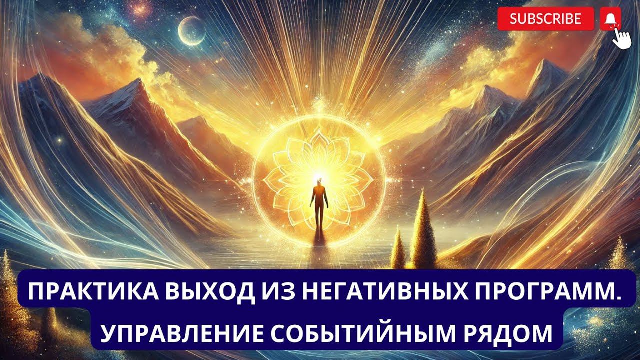 Практика Выход из негативных программ. Управление событийным рядом. Ведущая - ченнелер Алина Силыч