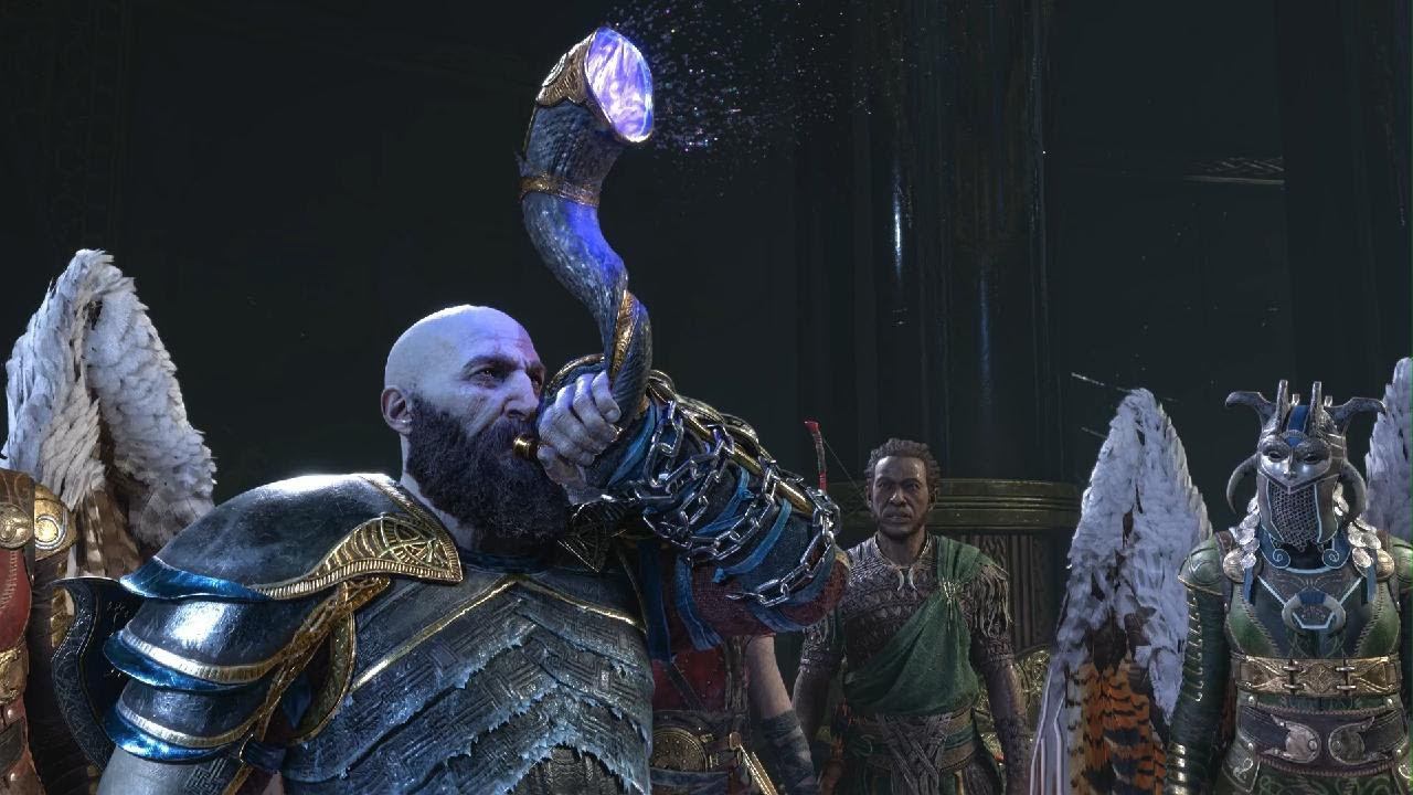 God of War Рагнарёк Начало Финала.