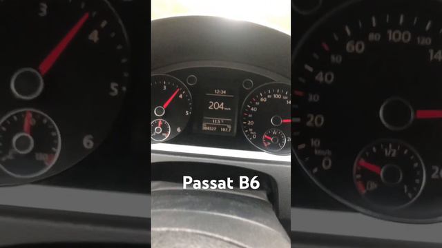 Passat B6 , 2.0 TDI едет больше 200 км/ч