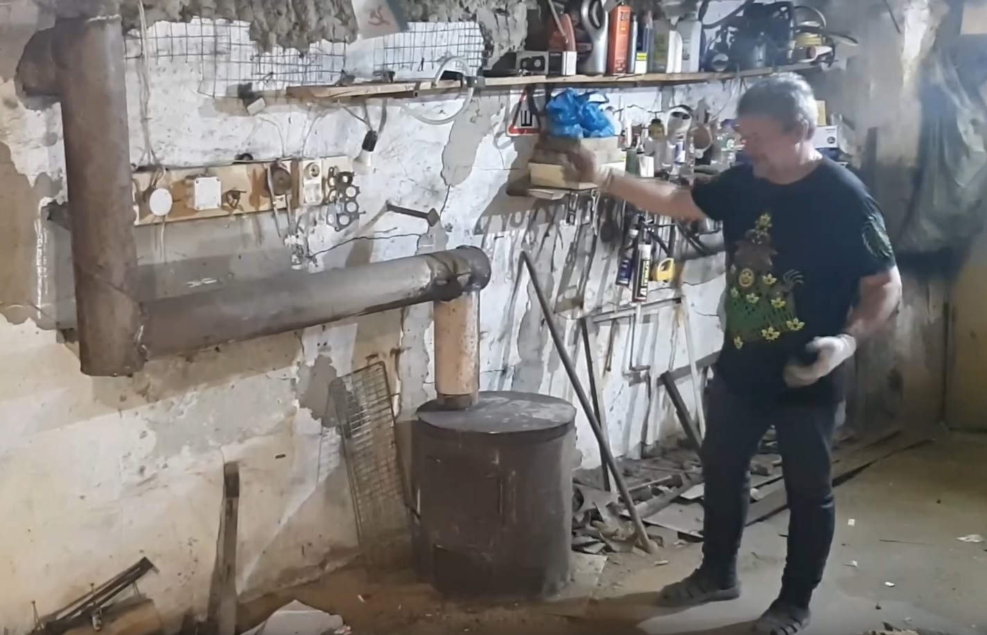Печка для гаража своими руками. Работать с машиной теперь комфортно