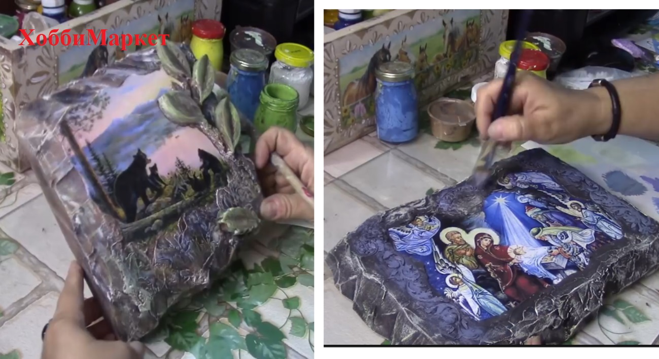 Многоуровневый объем в декупаже ХоббиМаркет