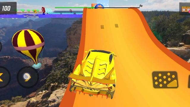 Impossible car stunt ?️? новый приключения гонок