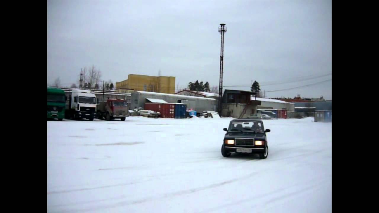 Снег. Сток. ВАЗ21074