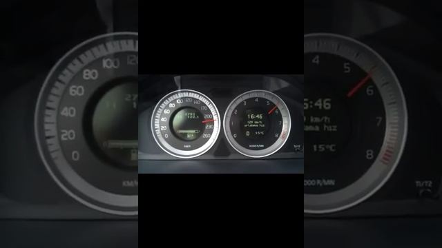 Volvo V60 T4, 1.6 Turbo 180hp, 6sp powershift, cruising 200-215km/h