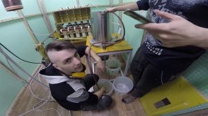 Испытание EPD Spark-2 на образце породы амазонит: извлечение кристаллов поделочного камня