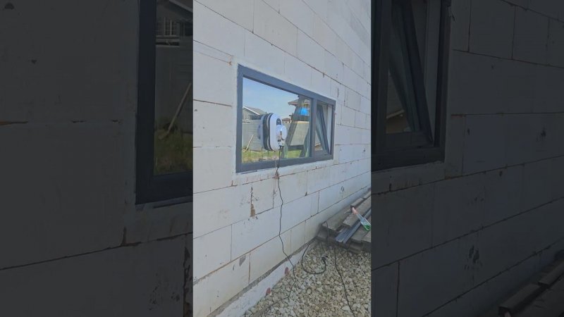 Панорамные окна робот мойщик