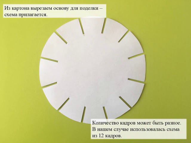 Мастер класс Волшебный фенакистископ