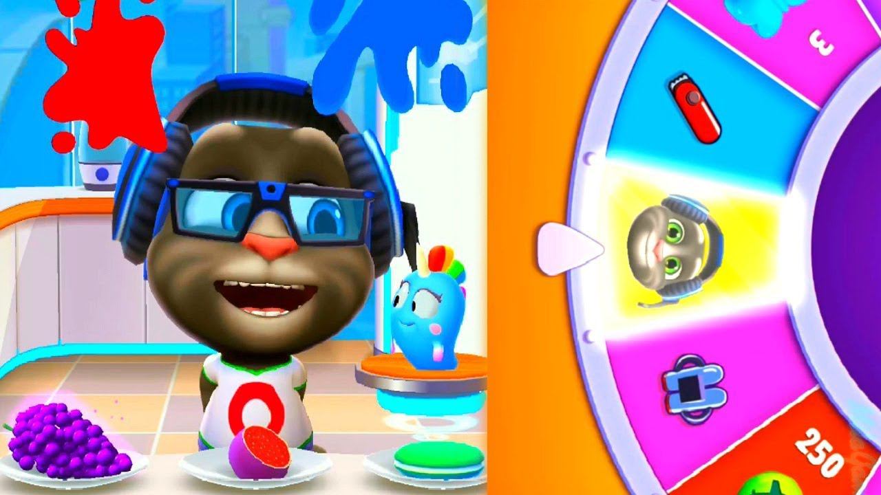 Мой Говорящий Том 2 ОБНОВЛЕНИЕ #28 друзья Анджела Ухаживаем за питомцем ...