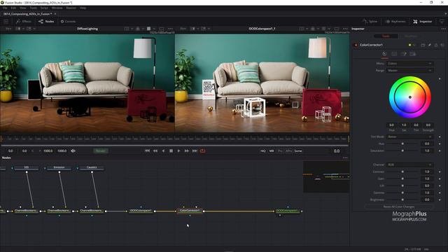 65. Compositing AOVs in Fusion