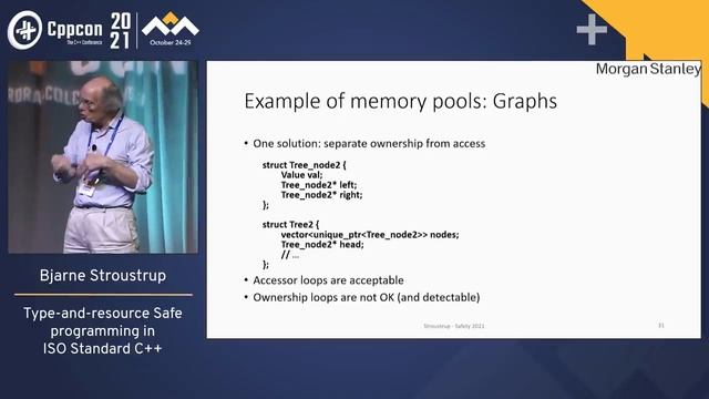 Type-and-resource Safety in Modern C++ - Bjarne Stroustrup - CppCon 2021