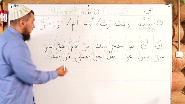 Урок № 7: "Ташдид" ( تَشْدِيد ) - "Удвоенние".