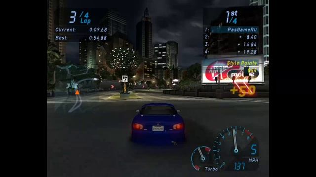 NFS Underground - Гонка 15 - Tournament 3 (без комментариев)