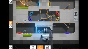 Двойной мегамост в Portal bridge constructor