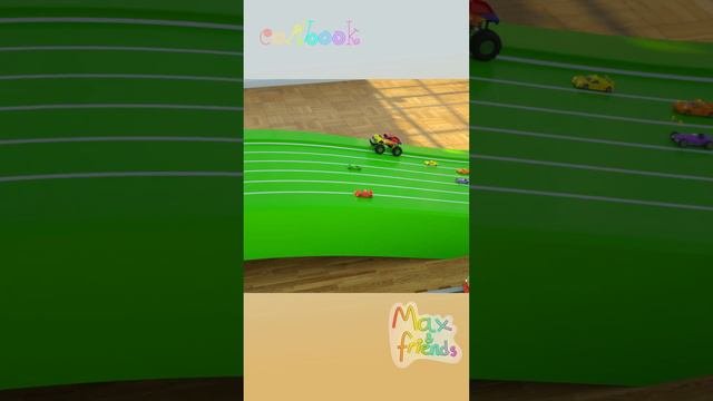 Learn Colors and Race Cars with Max the Train, Bill and Pete the Truck! #colors #cars #learncolors