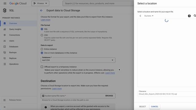 Google Cloud Platform - Case Study 2 - Export Cloud SQL Database To ...
