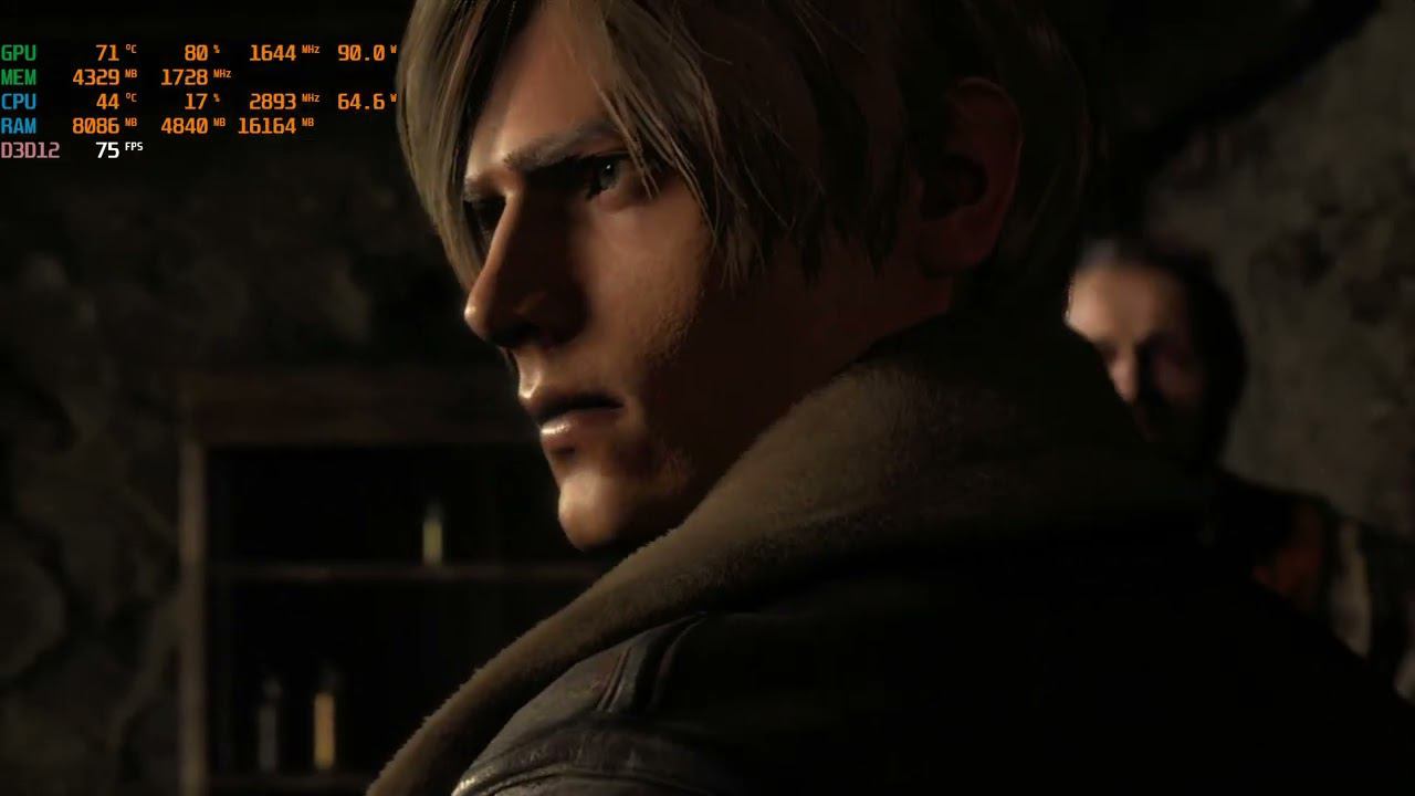 Resident Evil 4 Remake.Xeon E5 2680v3+RX 5500.