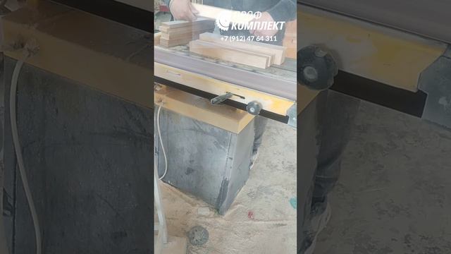 Шлифовальный станок Корвет в работе в мебельном цеху. - "Профкомплект"