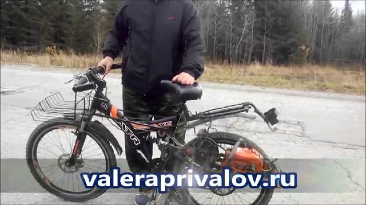 Motor Vernor XC — велосипед с мотором от бензопилы в 2015 году