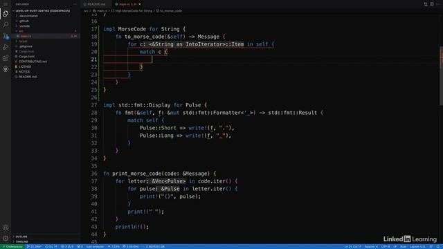 008. Convert text to Morse code
