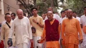 HH Gopal Krishna Goswami in Mumbai, December 2022