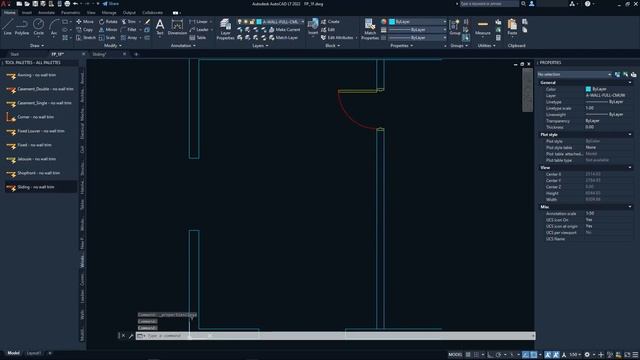 Sliding Window: AutoCAD Dynamic Block (Plan View) – смотреть онлайн ...