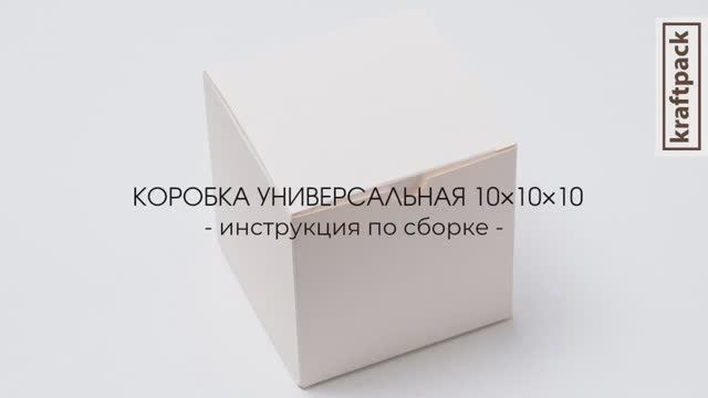 Сборка KRAFTPACK Коробка универсальная 10×10×10