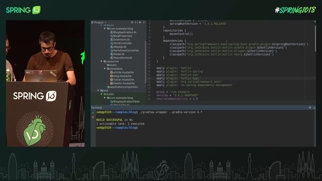Bootiful Kotlin by Sébastien Deleuze and Josh Long @ Spring I/O 2018 – смотреть онлайн видео от ...