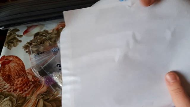 Алмазная вышивка с AliExpress, две картины распаковка, обзор.