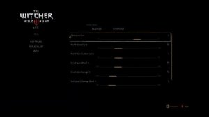 Witcher 3 - New skill! Reflex Blast - Menus