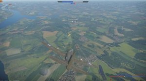 War Thunder 2021.10.08 Р-47 увернулся от атаки самолета и тут же забомбил сау