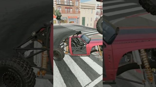 ПРЫЖКИ С ТРАМПЛИНА #9.5 #shorts #beamng #beamng_drive #beamng_drive_mods #beamng_mod #beamng_crashes