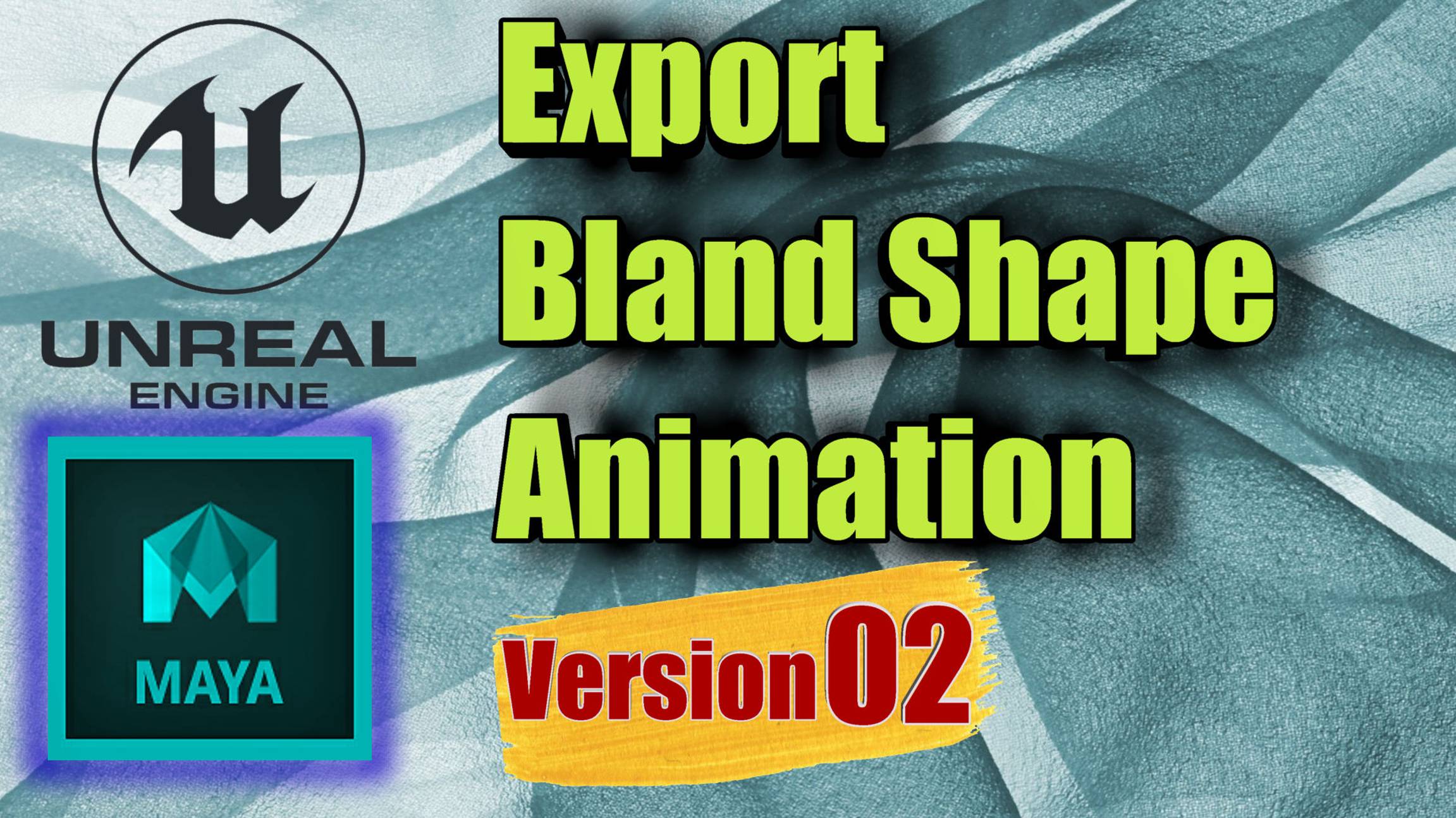 Unreal Engine + Maya - (Способ 2 из 2) как Экспортировать анимацию Bland Shape (Morph)