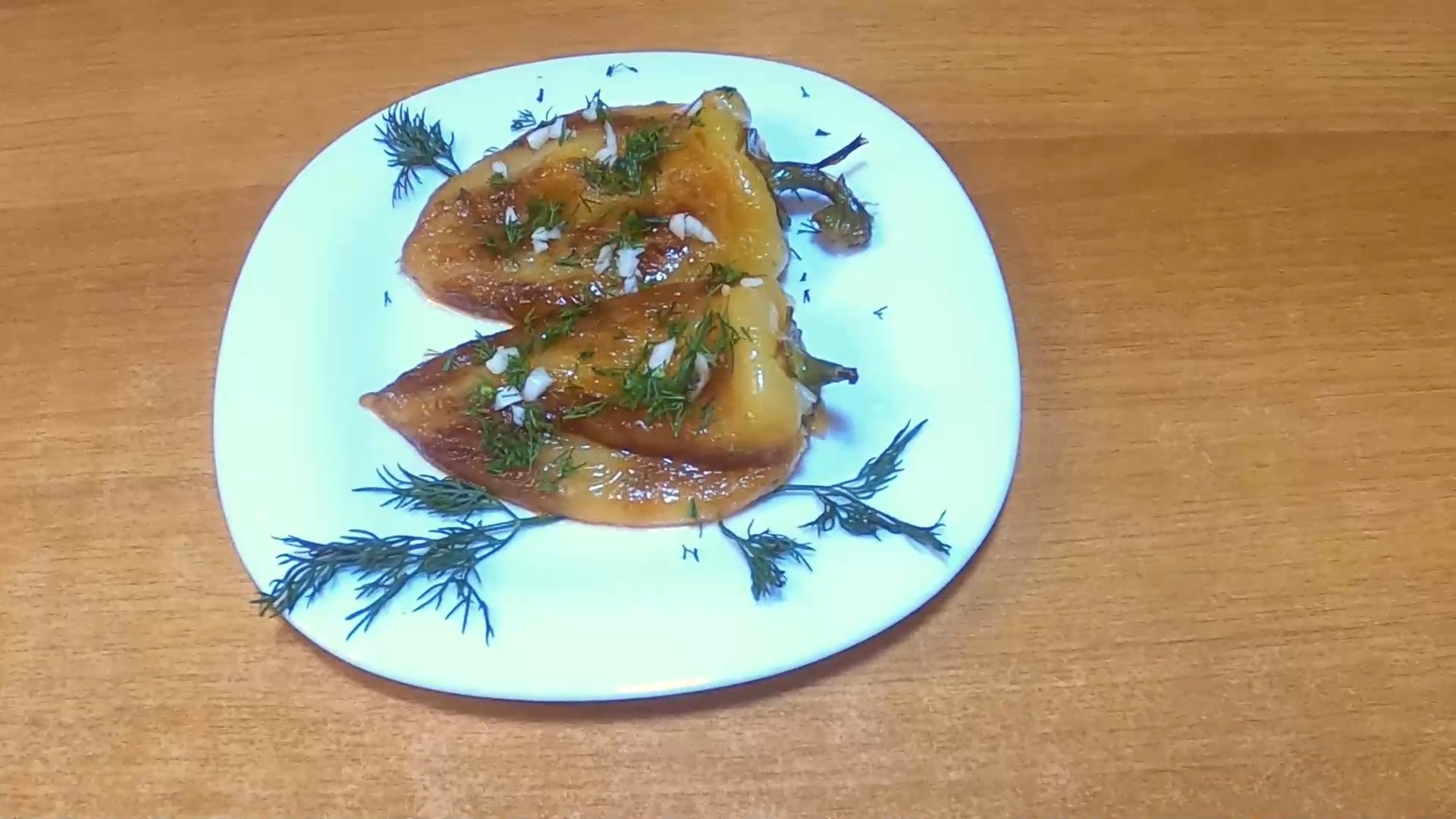 Жареный сладкий перец - отличная закуска.