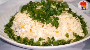 Фантазия слоеный вкусный салат