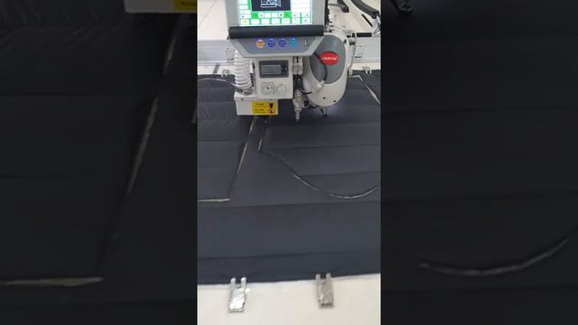 Пошив пуховика на швейном автомате JUITA JT K8 150110J