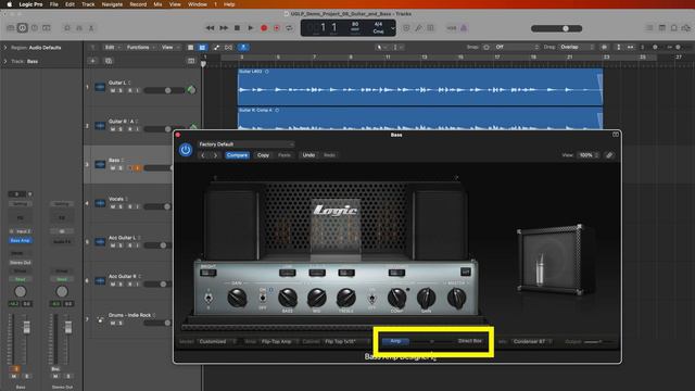 Logic Pro #17 - Electric Bass & Bass Amp Designer