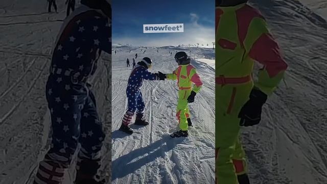 Новый вид лыжного спорта (Snowfeet)