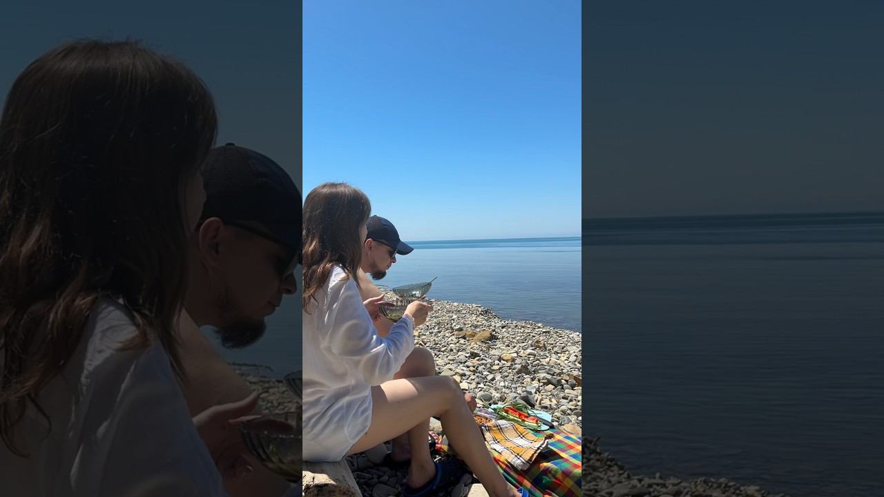 Уху  мы ели с тобой на берегу.  #море #отдых #уха