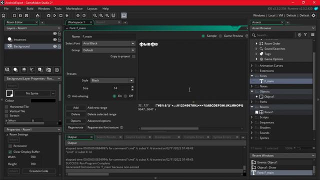 GameMaker Studio - Урок #13： Подключение шрифтов (Обучение для но