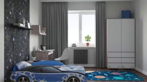 Детская мебель кровать машина Light Mustang