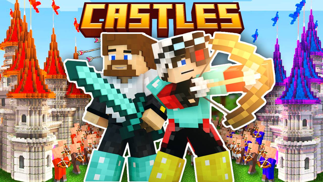 ДЕМАСТЕР И ЕВГЕХА ВЕРНУЛИСЬ! БИТВА ЗАМКОВ В МАЙНКРАФТЕ - Minecraft CASTLES