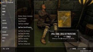 Skyrim Pure Mage Walkthrough NO WEAPONS NO ARMOR Part 44 - Under Saarthal (Ice Form Shout) [2/2]